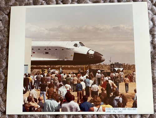 VINTAGE Nasa Space Shuttle STS photo Challenger roll out | eBay