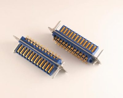 26-159-24 24-Pin Contact Rack and Panel Blue Ribbon Connector Plug Wire ...