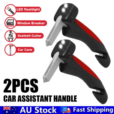 Car Door Handle Disability Elderly Standing Aid Cane Glass Breaker ...