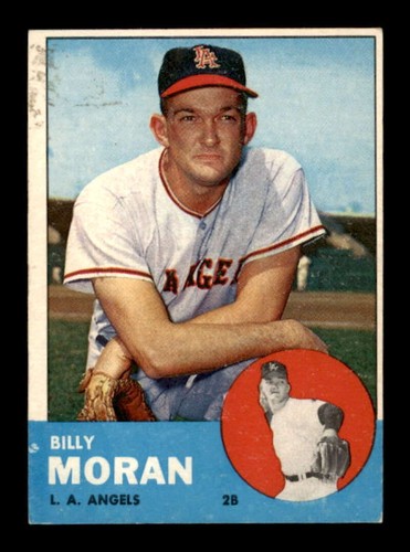 1963 Topps #57 Billy Moran VGEX Angels 564117 | eBay