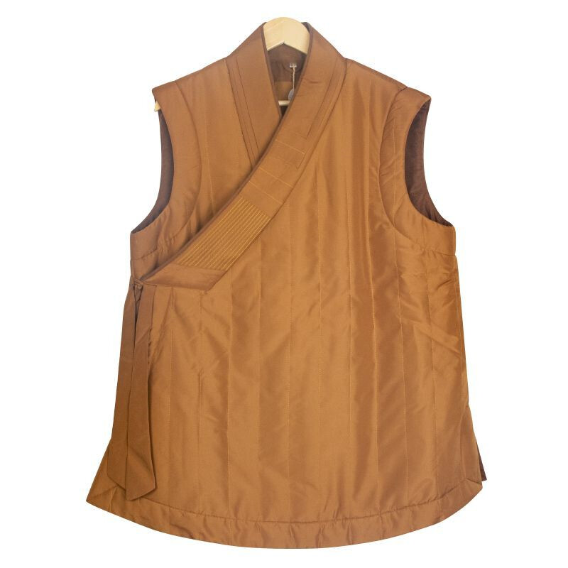 Shaolin Buddhist Monk Kung fu velvet Vest coat | eBay