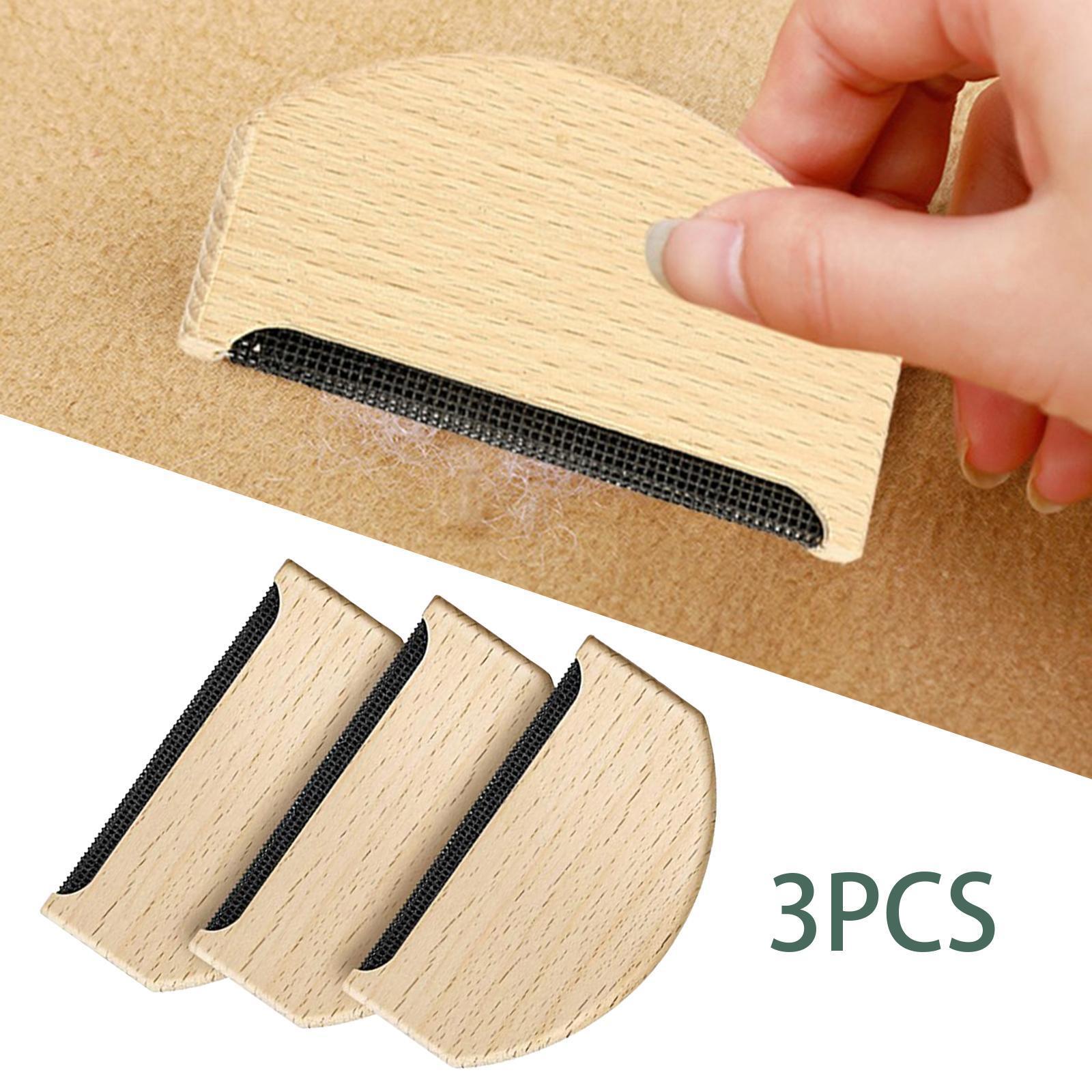 3 Pieces Portable Cashmere Comb Remove Pills, Fuzz for Woolens Scarves ...