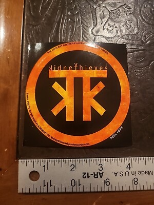 Kidney Thieves The Debut Album Album/CD Release Promo Hype Sticker ...