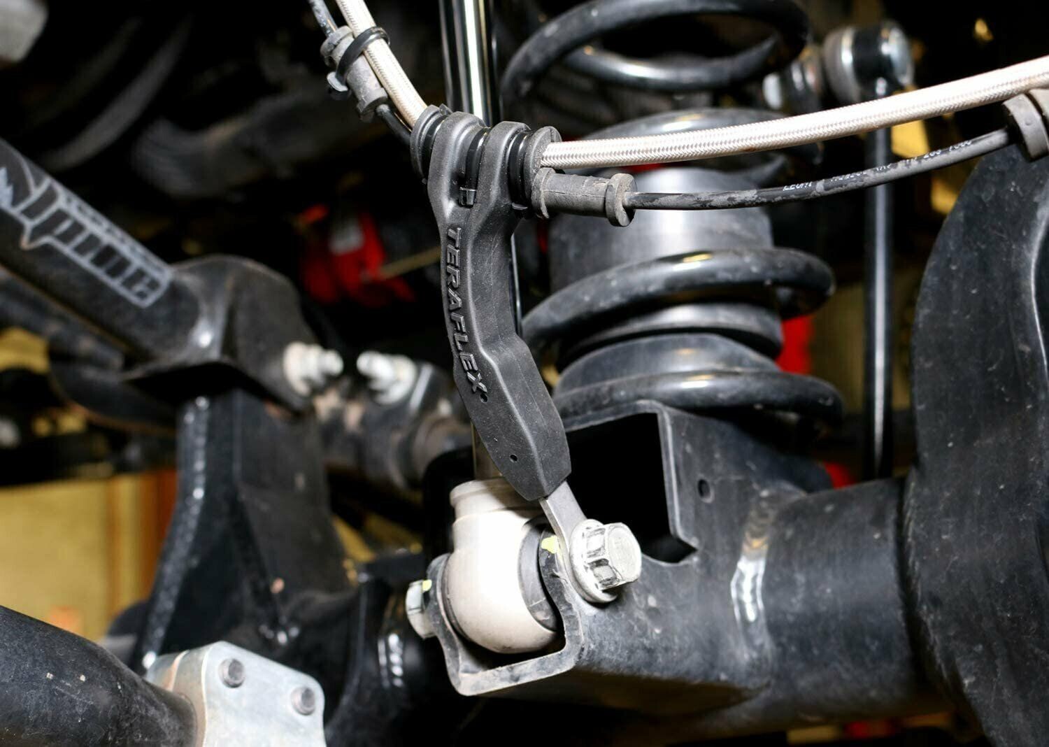 Teraflex Rubber Brake Line Anchor Kit w/ 1 Steel Mounting Hole ...
