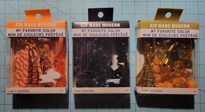 Kid Made Modern: My Favorite Color Craft Kit, Black & 2 Orange - New ...