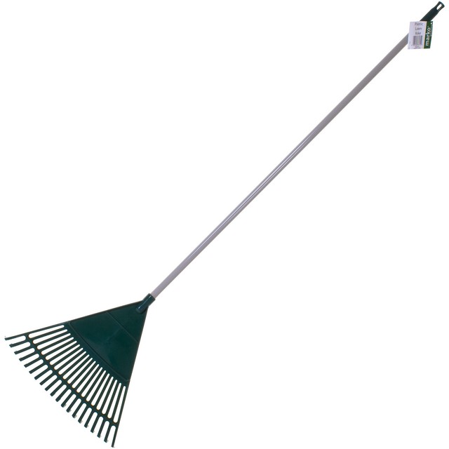 22t Adjustable Lawn Rake Metal Leaf Gardening Outdoor Garden Raking ...