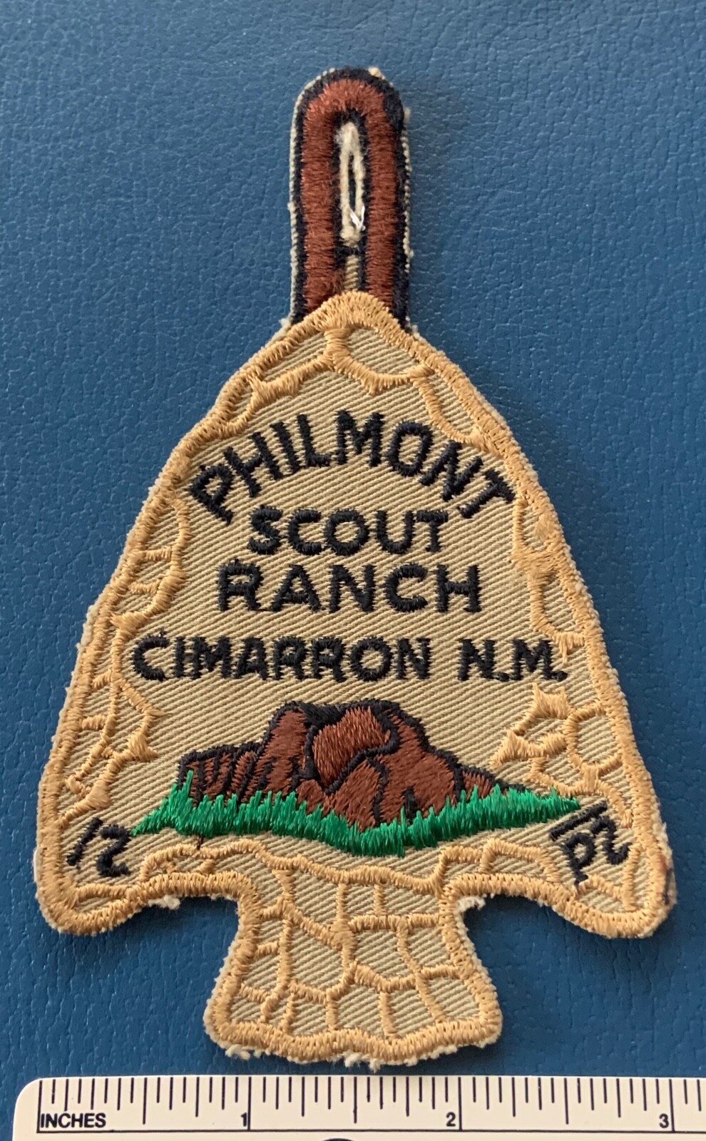 Vintage PHILMONT SCOUT RANCH Cimarron NM Arrowhead PATH Camp Hike Badge ...