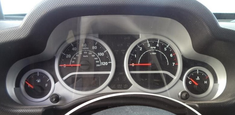 2008 Jeep Wrangler Odometer Instrument Gauge Cluster Panel RARE ...