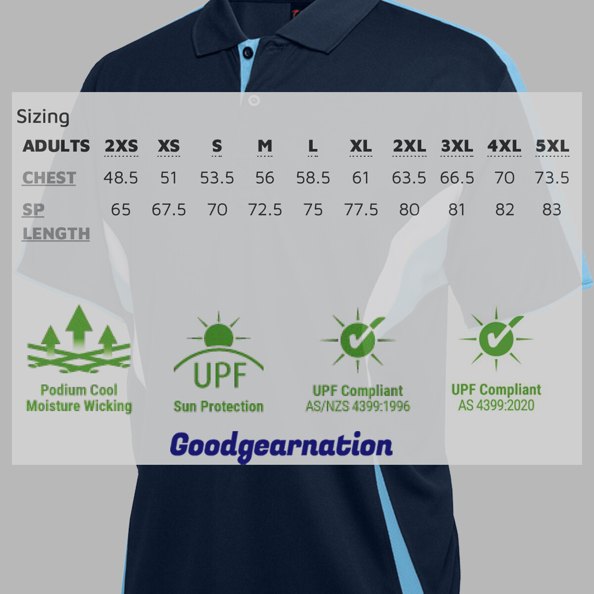 JB's wear Podium COOL POLO Shirt Mens Top Sport Work Casual Team 7COP ...