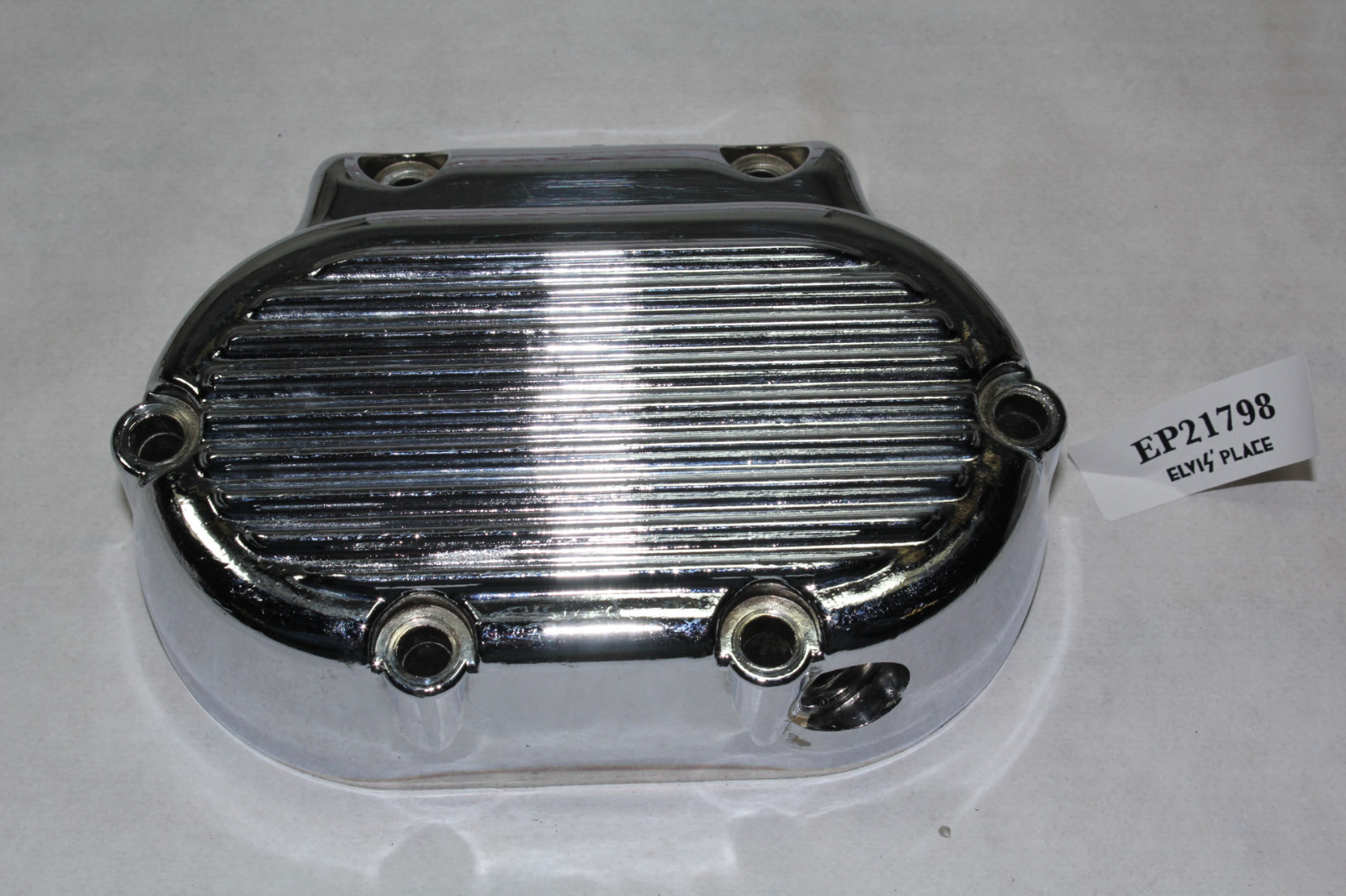 chrome Harley FXR mid foot controls tranny side cover 37078-87 FXRT ...