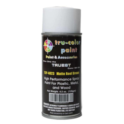 Tru-Color 4023 Matte Roof Brown High Performance Spray Paint 4.5oz | eBay