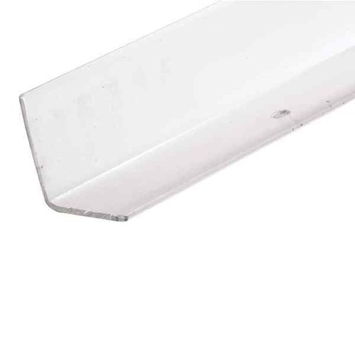 2-1/2 x 48 in. Clear Plastic Corner Shield With Screws Wide Wall Easy ...
