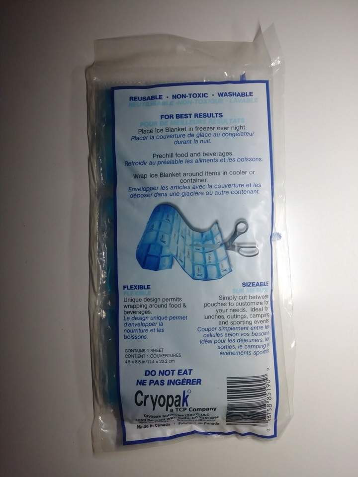 Ice Buddy Flexible Reusable Sizeable Non-Toxic Ice Pack | eBay