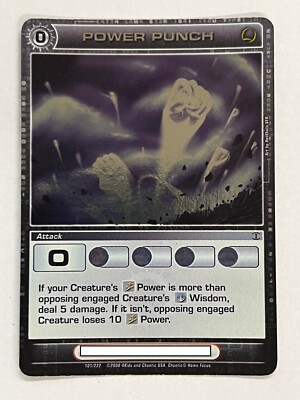Chaotic 101/222 Power Punch Holo Foil Rare Attack Card | eBay