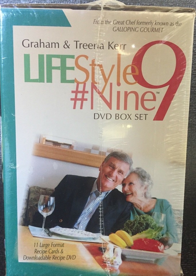 LIFE STYLE NINE #9 GRAHAM AND TREENA KERR GALLOPING GOURMET 10 DVD BOX ...