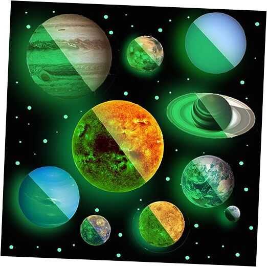 Glow In The Dark Solar System Glow In The Dark Solar System Wall