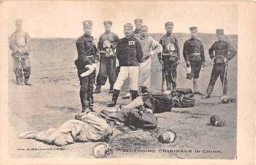 c.1910 Execution of Criminals in China post card | eBay