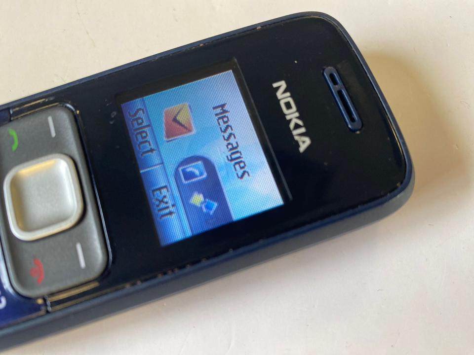 Nokia 1209 Mobile Phone UNLOCKED Classic Original Button Keypad Vintage ...