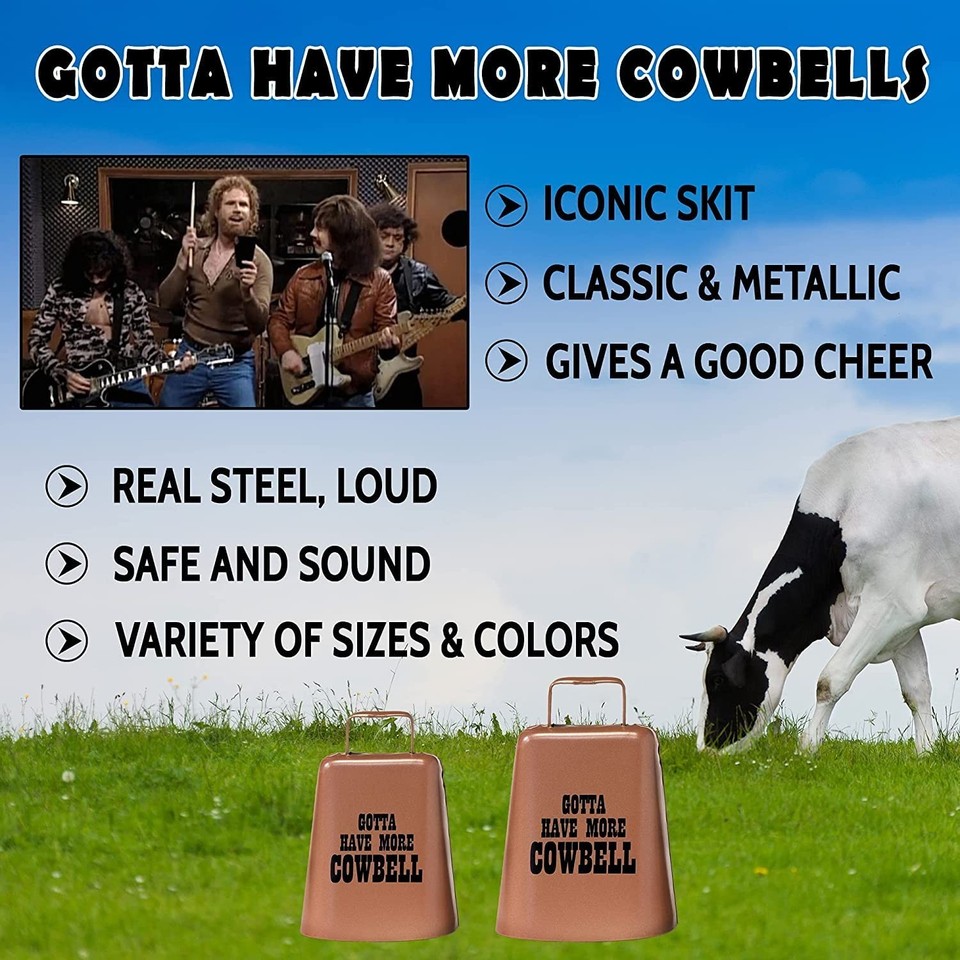 Bevin Bells ''Gotta Have More Cowbell'' (XL) | Kentucky Cow Bell w ...
