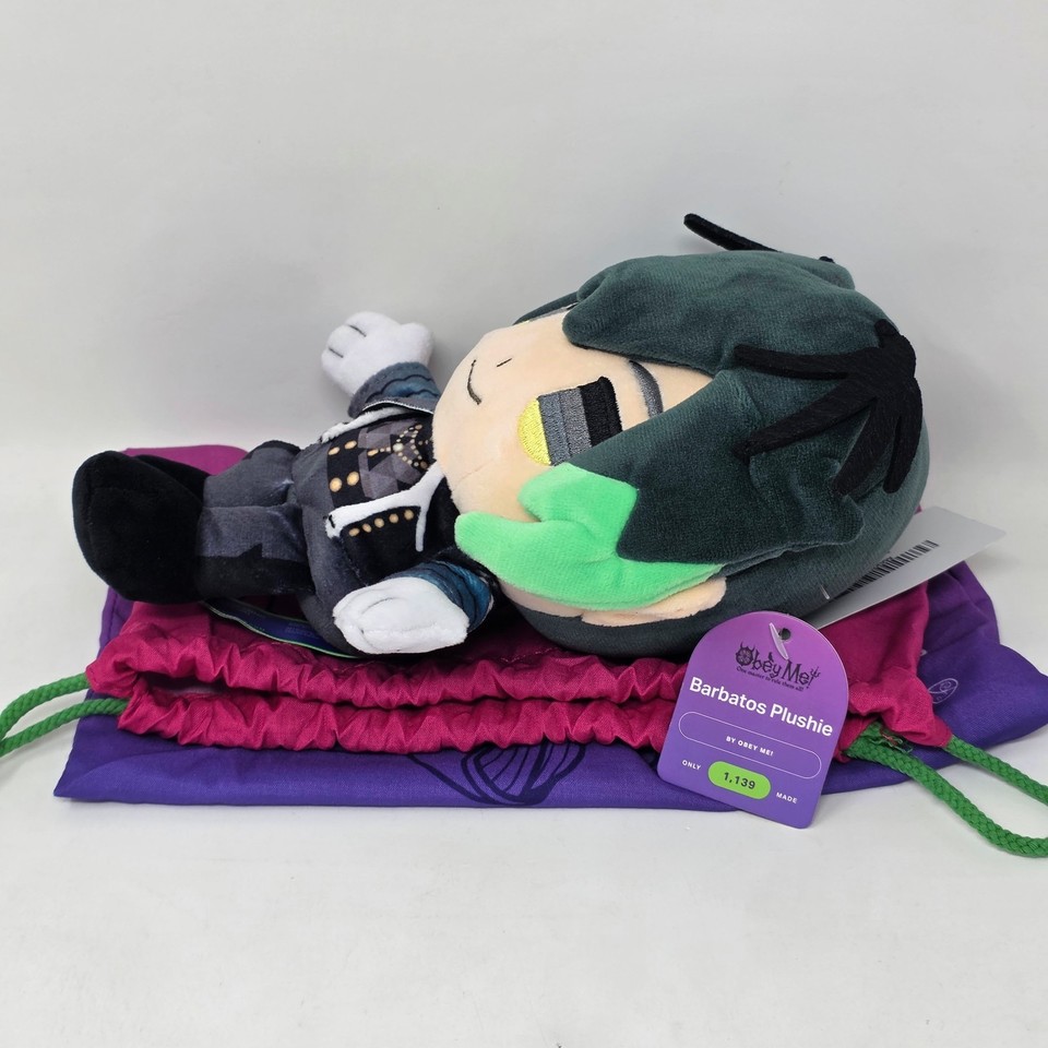 Obey Me Barbatos Makeship Plush Plushie Figure One Master to Rule Them ...