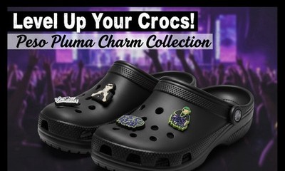 4pcs Peso Pluma Shoe Charms FOR Croc & Bracelet & shoe Mexican Singer ...