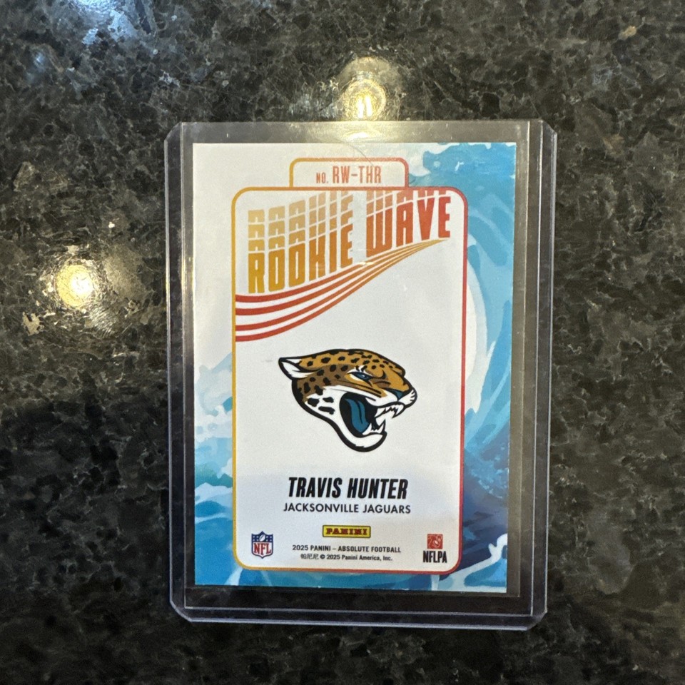 2025 Absolute Football - Travis Hunter - Rookie Wave - Jaguars - RC - # ...