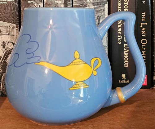 DISNEY Aladdin Genie Face Grin & Lamp Ceramic Coffee Mug | eBay