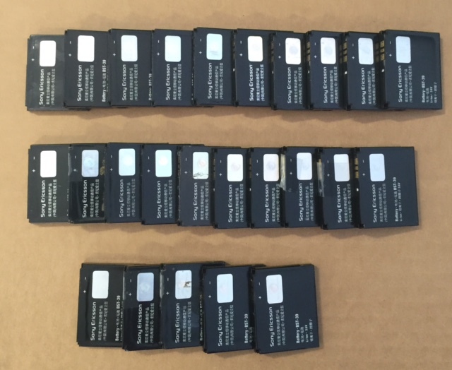 LOT of 50 OEM SONY ERICSSON BST-39 BATTERIES for T707, W20, W380a ...