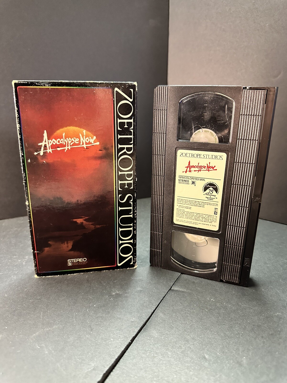 Apocalypse Now VHS Zoetrope 1987 Edition Marlon Brando Dennis Hopper ...