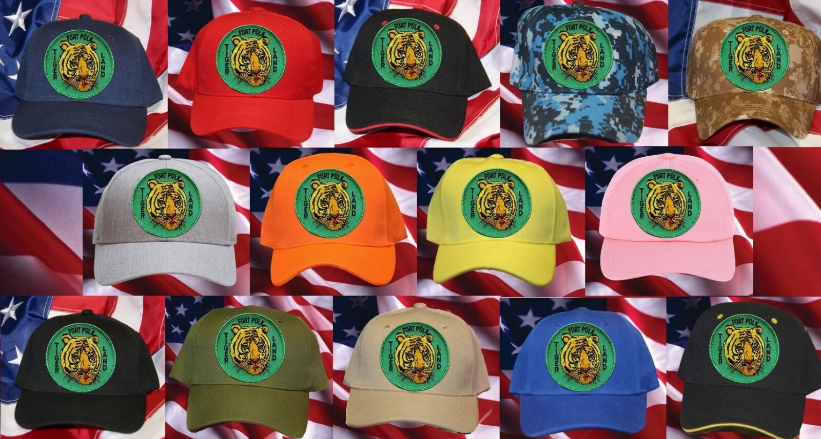 US ARMY FORT POLK TIGERLAND TRAINING SCHOOL HAT PATCH CAP THIS WELL ...