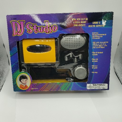 Yellow Polyfect Toys Kids DJ Studio w Cassette Player and Headset ...