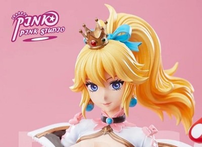 Super Mario Peach Princess Figure Garage Kit Cast off Available Pink ...