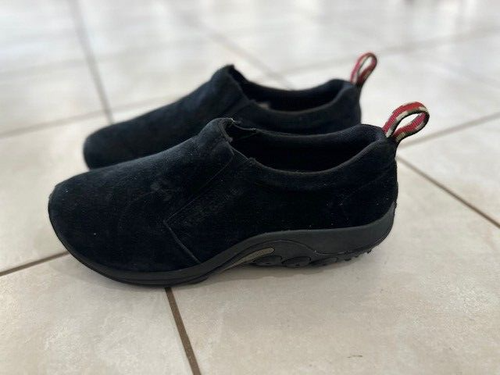 Merrell Dual Density J63815W Mens Jungle Moc Shoe Black Suede Size 10.5 ...