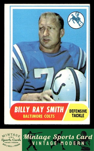 1968 Topps - Billy Ray Smith - #22 Baltimore Colts | eBay