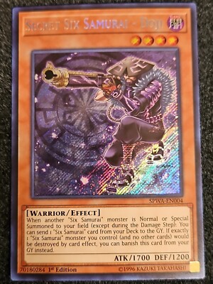 Secret Six Samurai - Doji - SPWA - EN004 - Secret Rare - 1st Edition ...