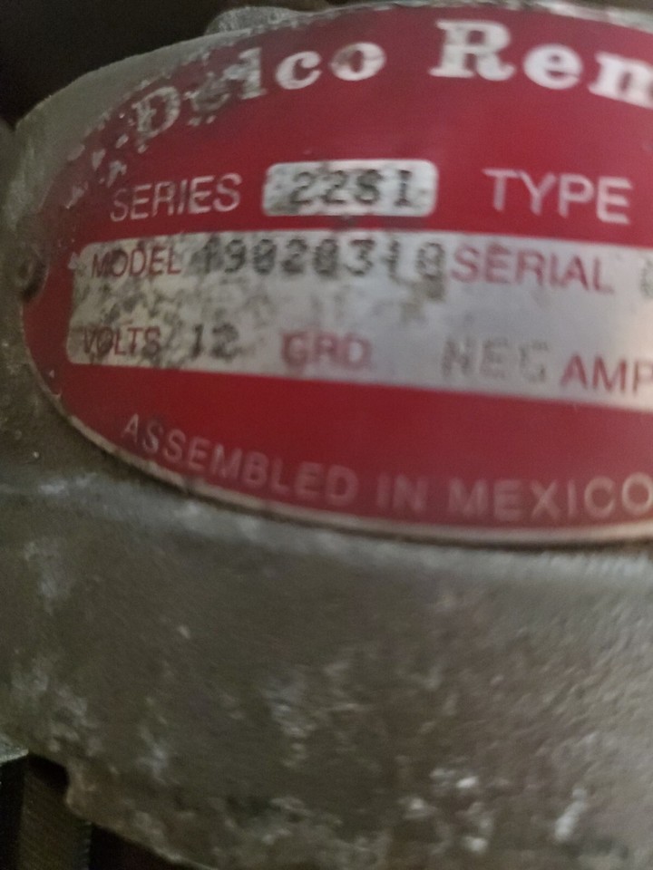 22SI Delco Remy Alternator Heavy Duty 150 Amp 19020310 | eBay