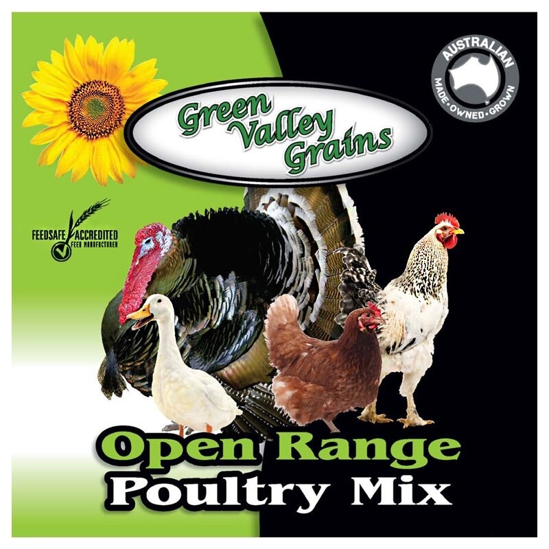 Green Valley Open Range poultry mix, chicken food. 5KG FREE POSTAGE ...