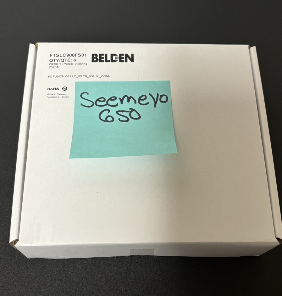 NEW Belden FTSLC900FS01 FX Fusion Splice-On Connector, Box of 6 | eBay