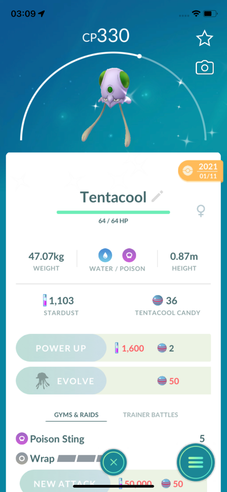 Pokemon TRADE - Shiny Tentacool Trade ! 30 Days Friendship Bonus !!! | eBay