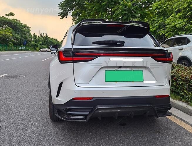 For Lexus NX450H 350H 350 300H 300 250 Real Carbon Fiber Trunk Spoiler ...