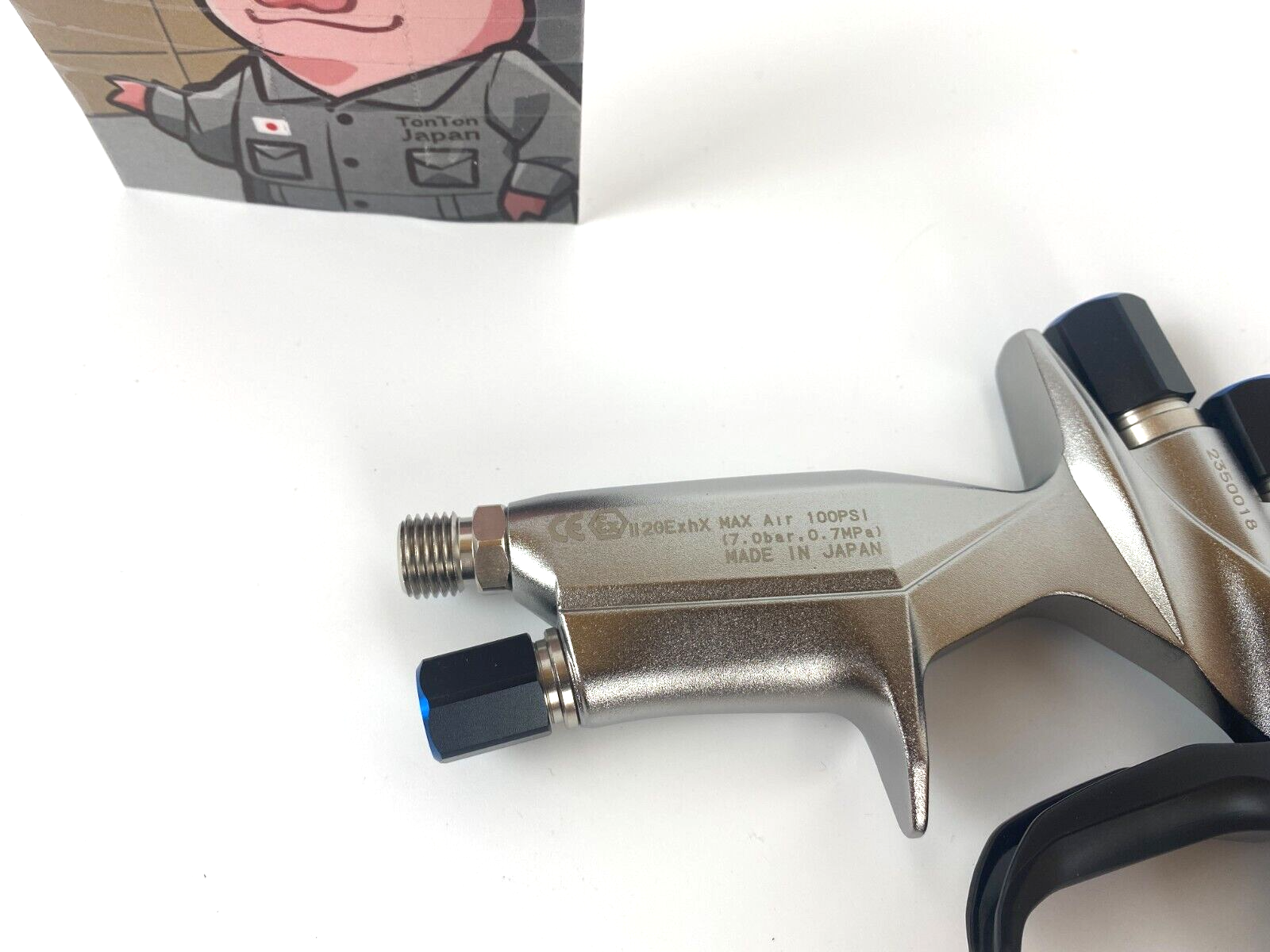 Meiji FINER CORE 13 1.3mm Center Cup Spray Gun without Cup Gravity feed ...
