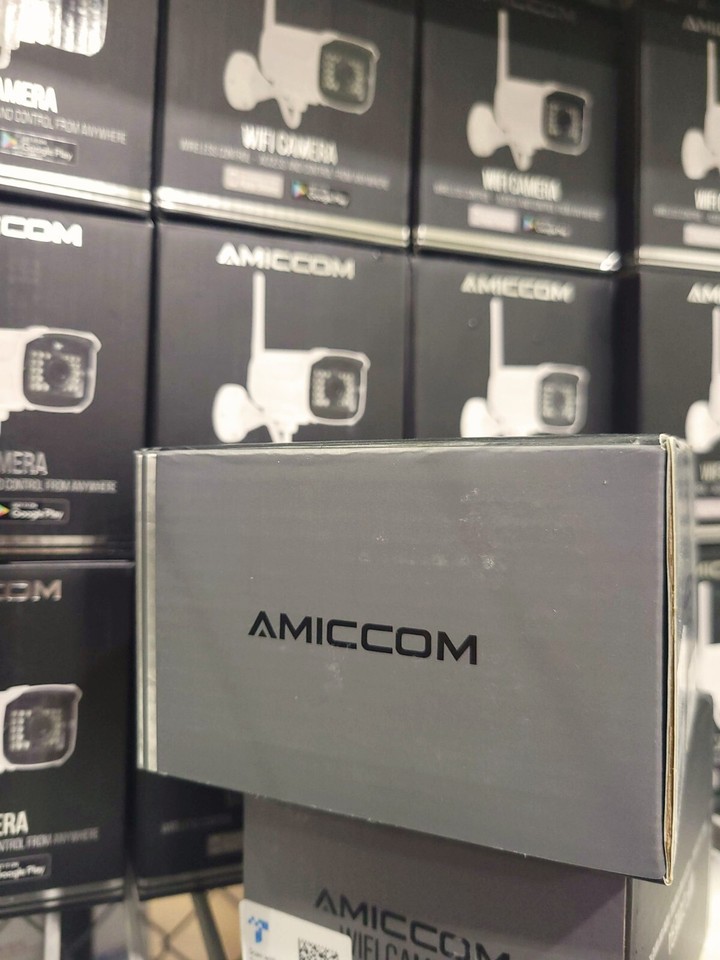 Amiccom Outdoor Security Camera, 1080p IP Cam 2.4G IP66 Waterproof ...