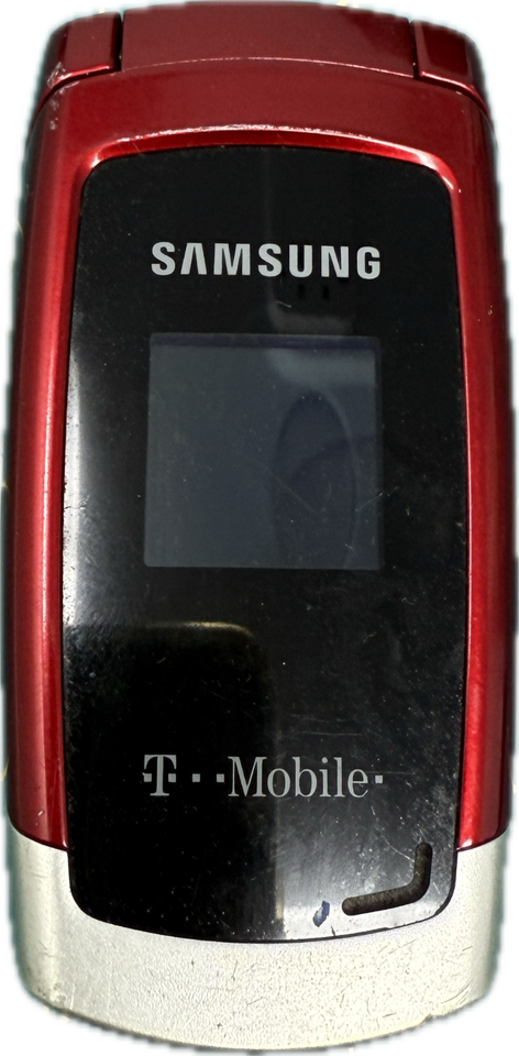 Samsung SGH-T219 - Red and Silver ( T-Mobile ) Rare Flip Cell Phone | eBay