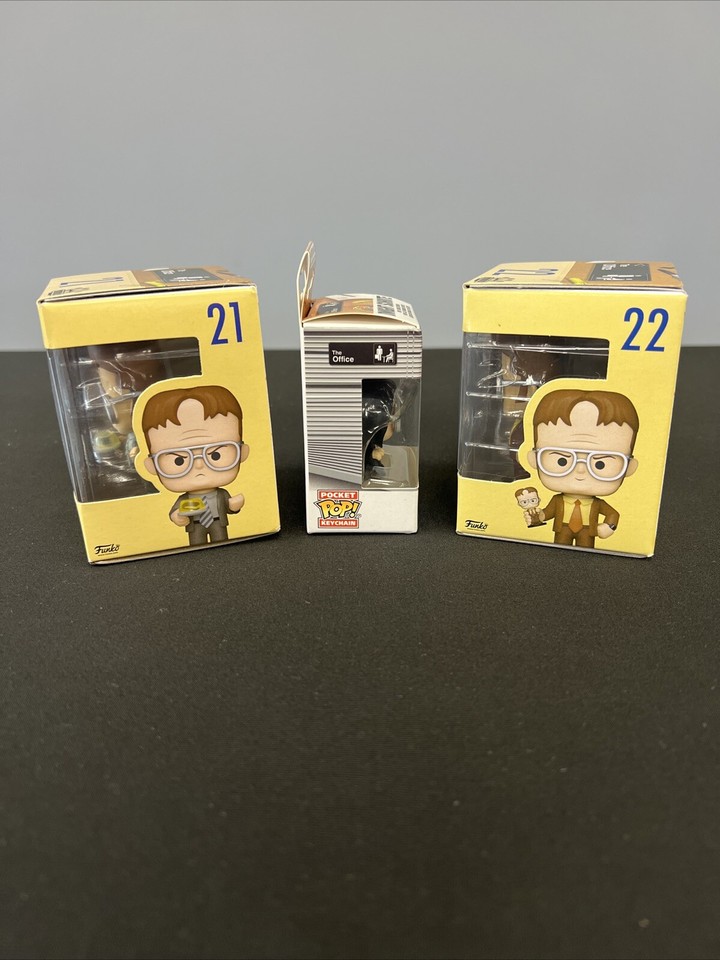 🔥Funko Minis The Office #22 Dwight Schrute Mini Vinyl Figures LOT 3 Of ...