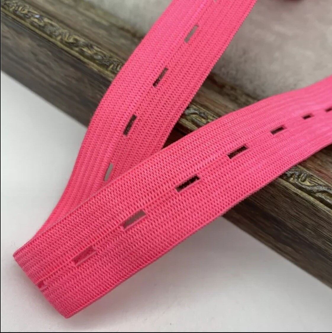 1 m Lochgummi 20mm 22 Farbe Gummi Gummiband Gummilitze Gummizug ...