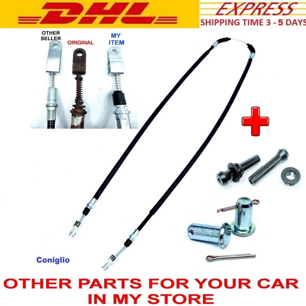DATSUN FAIRLADY 260Z 280Z PARKING HAND BRAKE CABLE EMERGENCY + DOOR ...