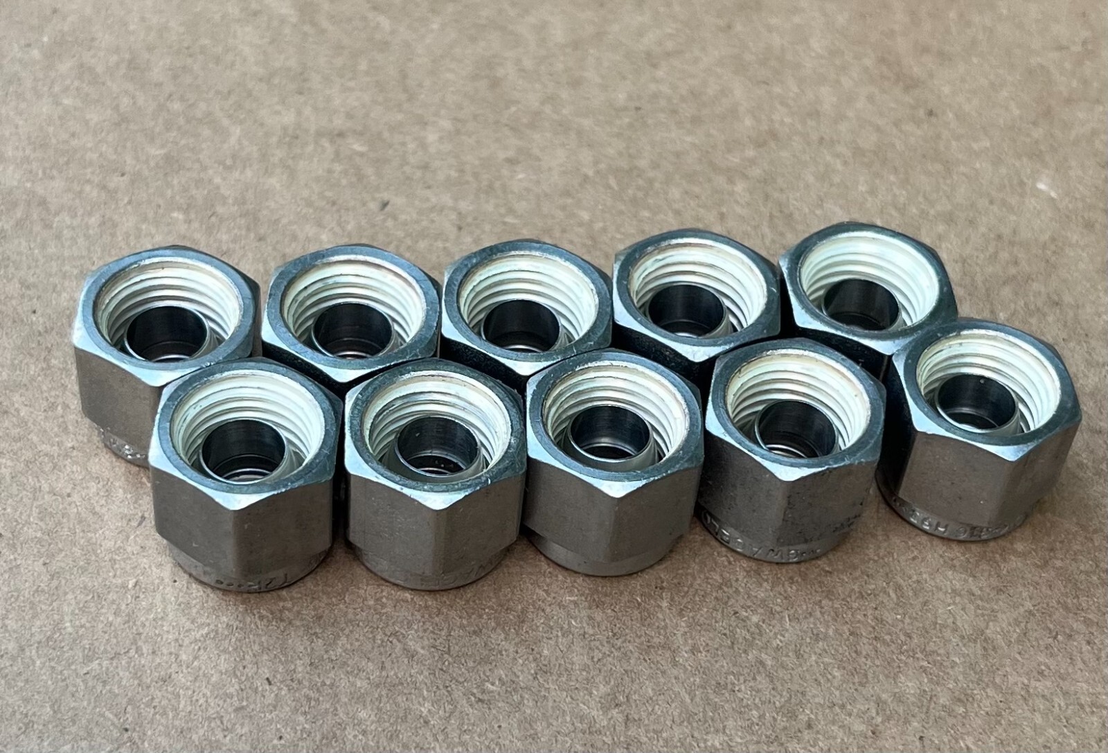 Lot of 10: Swagelok 1/4" Stainless Steel Nut & Ferrule Set SS-400-NFSET ...