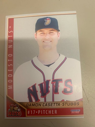 DAMON CASETTA STUBBS 2021 Modesto Nuts Team Card | eBay