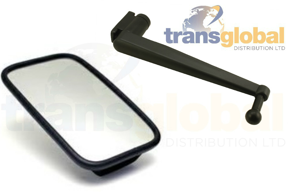 Large Type Mirror Head & Extra Long Mirror Arm for Land Rover Defender ...