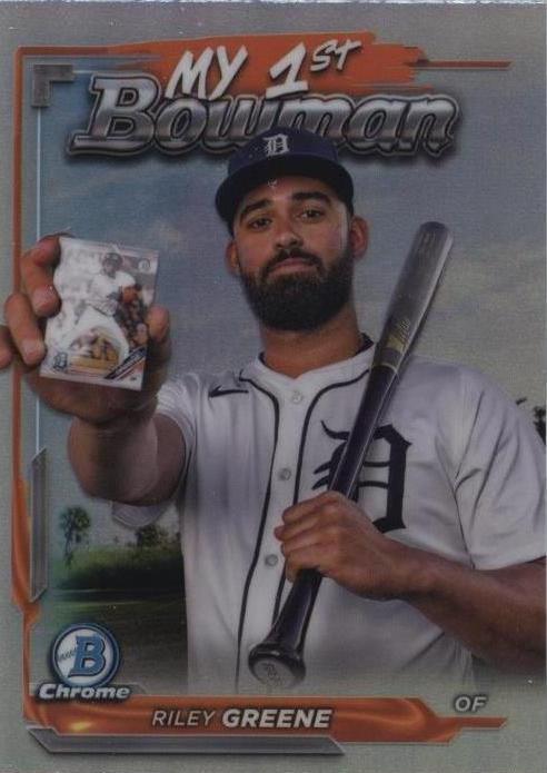 2024 Bowman Chrome - My 1st Bowman Riley Greene #M1B-20 for sale online ...